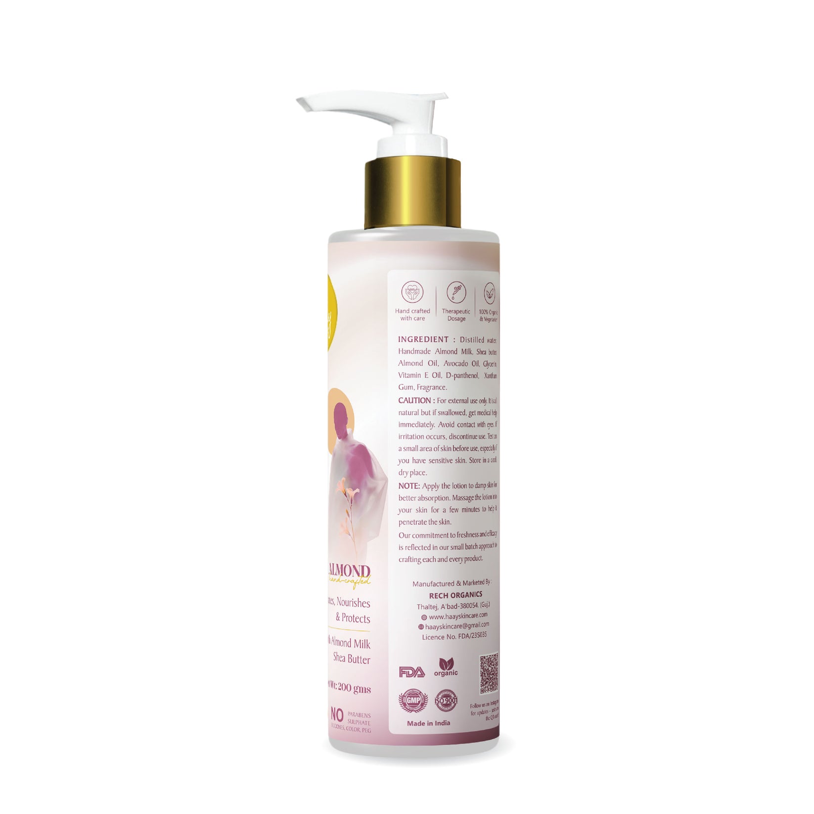 Almond Milk Body Lotion | Deep Nourishing Moisture – Haay Skincare